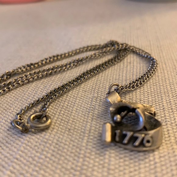 Jewelry | Vintage Silver Tone 1776 Bicentennial Pendant Of The Liberty ...